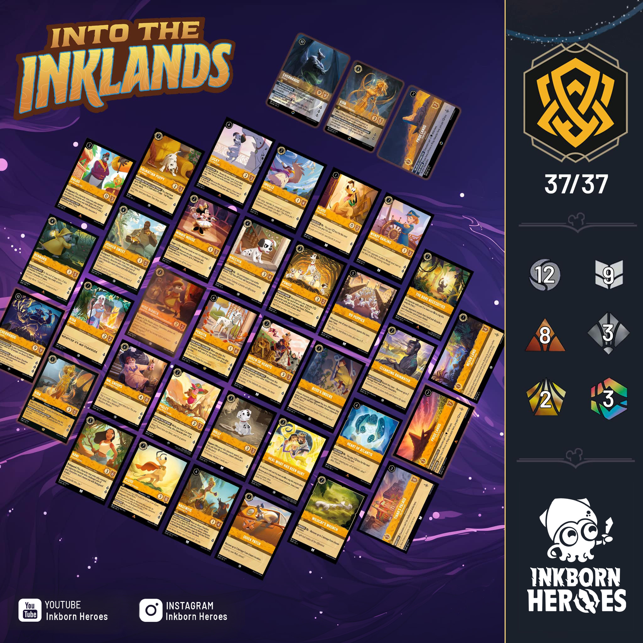 Card Trackers – Inkborn Heroes